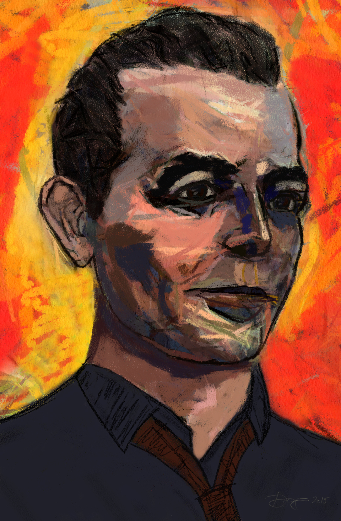 Georg Elser - digital painting