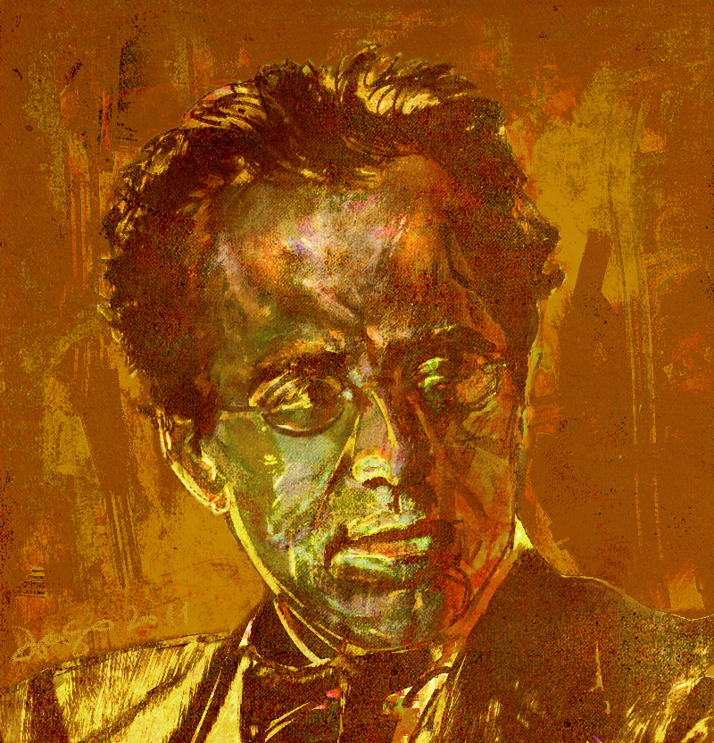 Gustav Mahler - digital painting