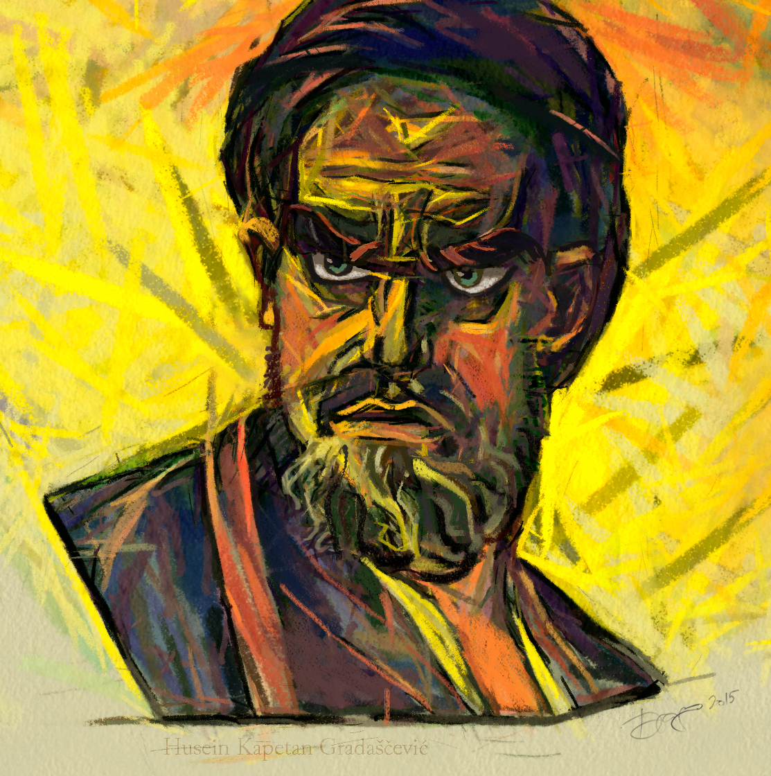 Husein Kapetan Gradascevic - digital painting